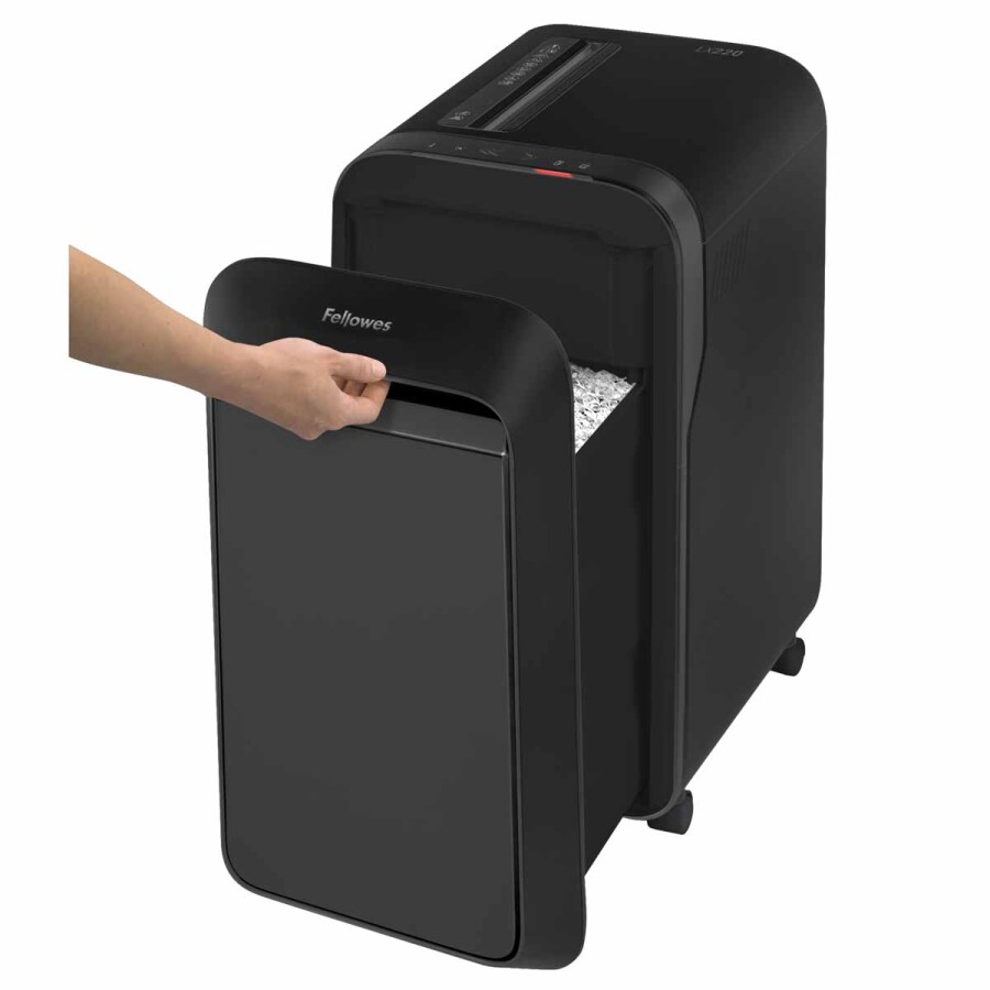 Niszczarka LX 220 czarna mini cut 5502601 FELLOWES - Niszczarki - Allmix